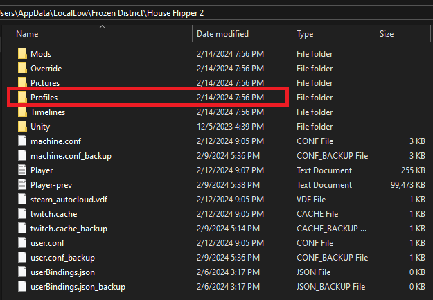 Where are my saved games, system information, and logs? – House flipper